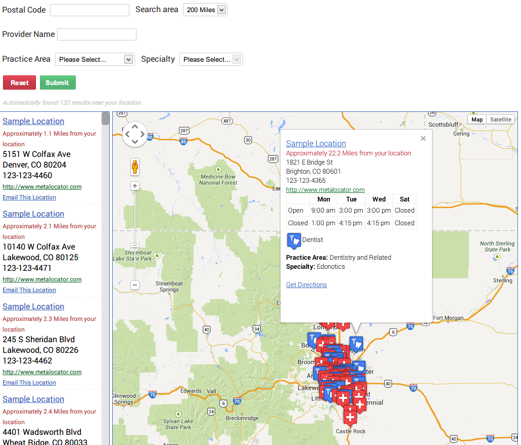 Health Care Provider Directory - MetaLocator