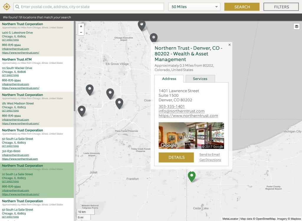 ATM and Branch Locator Software - MetaLocator