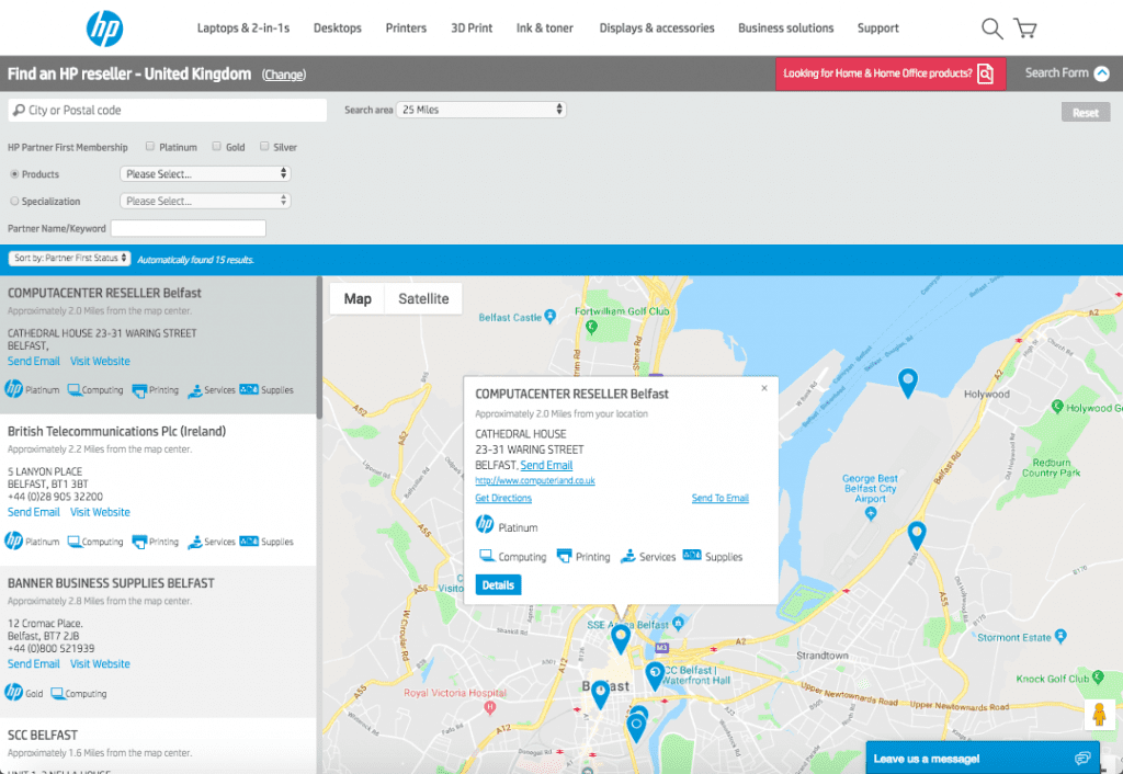 Dealer Locator Software - MetaLocator
