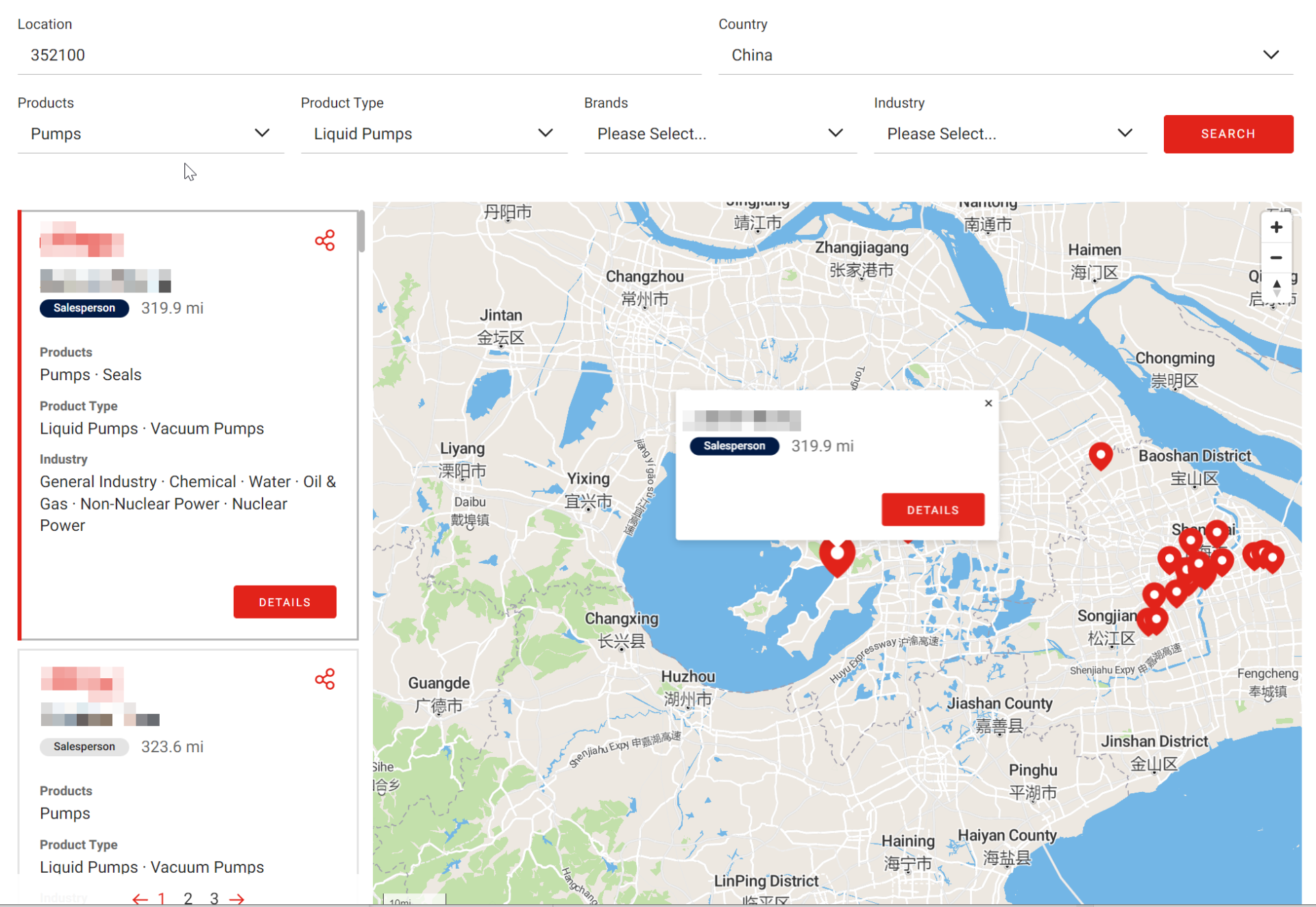Creating a dealer locator in China - MetaLocator