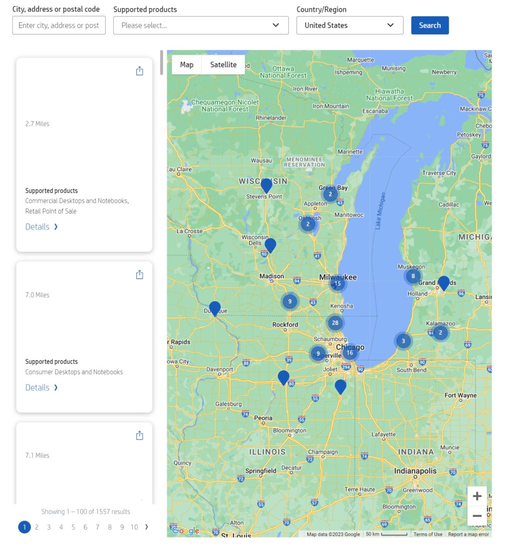 Store Locator for Google Maps - MetaLocator