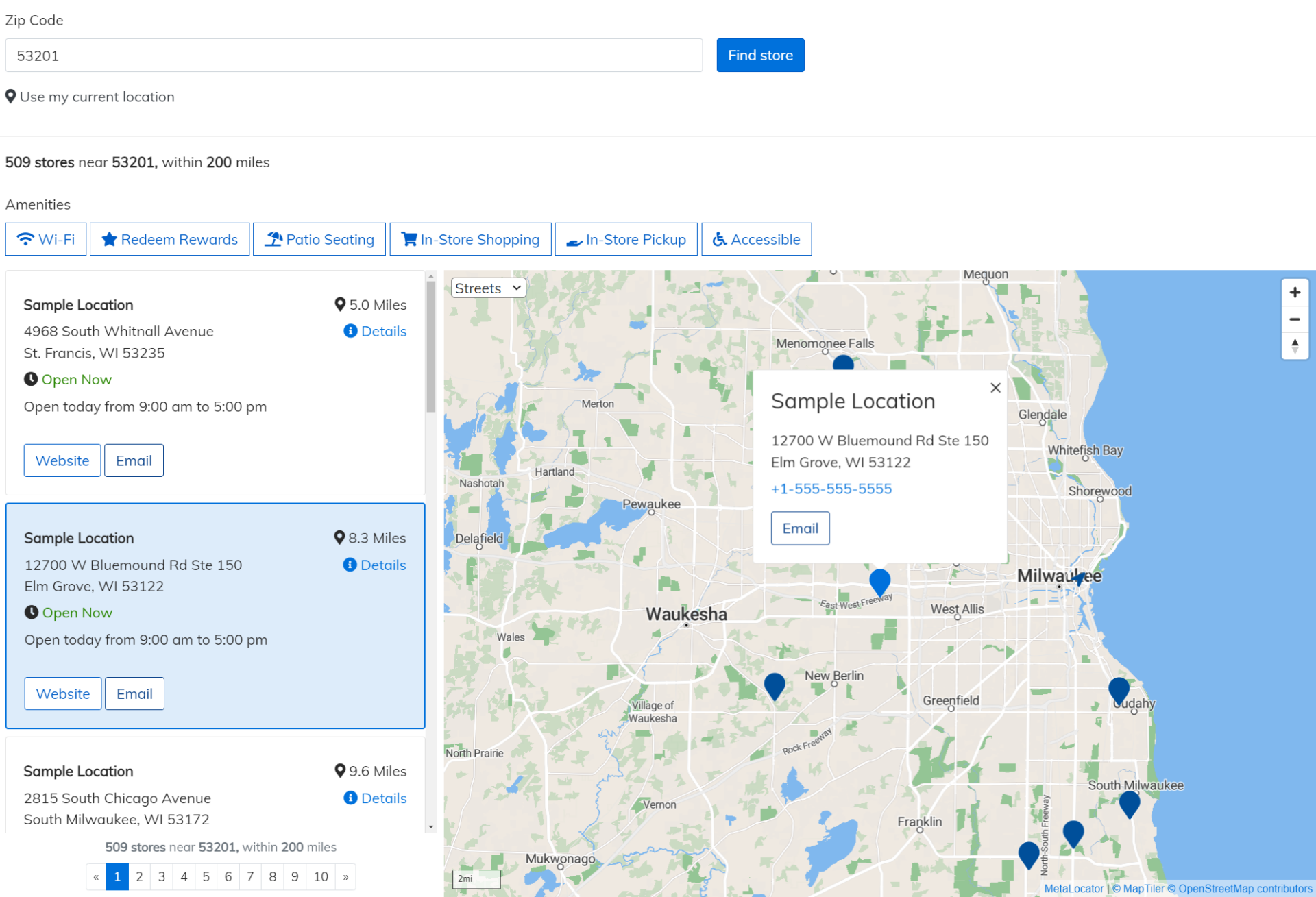 Store Locator Software Demonstrations